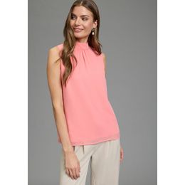 Laura Scott Damen Chiffonbluse hoch geschlossener Ausschnitt mit Schleifen-Detail 46