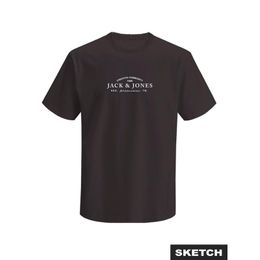 Jack & Jones PlusSize Jack & Jones Plussize Herren Jack & Jones PlusSize T-Shirt &raquo;JPRBLAKEVIN SS TEE FST PLS&laquo; 5XL