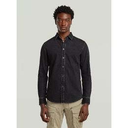 G-Star Raw G-Star Herren G-STAR Langarmshirt &raquo;Clean Slim Hemd&laquo; XS