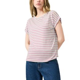 Qs Damen QS Kurzarmshirt im Streifen-Design L (40)
