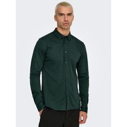 Only & Sons Only & Sons Herren ONLY & SONS &raquo;ONSROBIN B/U LS STRETCH SHIRT NOOS&laquo; gr&uuml;n S, N-Gr
