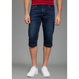 Bruno Banani Herren Jeansbermudas Straight-Fit, normale Leibh&ouml;he, aus elastischem Denim-Material 29, L&auml;nge 32