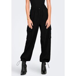 Only Damen Only Cargohose &raquo;ONLCASHI CARGO PANT WVN NOOS&laquo; schwarz XS (34), L&auml;nge 32