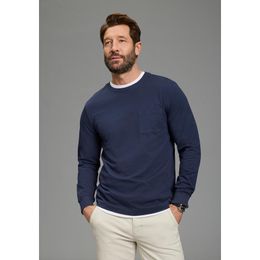 MAN'S WORLD Man's World Herren Langarmshirt &raquo;Neue Kollektion!&laquo; casual Stil, Langarmshirt, schmale Passform, unifarben XL (56/58)