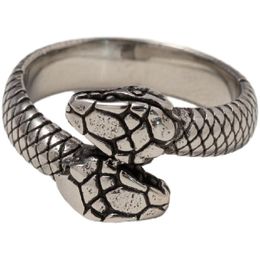 Firetti Fingerring &raquo;Schmuck Geschenk Edelstahl Ring Damenring Herrenring Schlange&laquo; Made in Germany silber