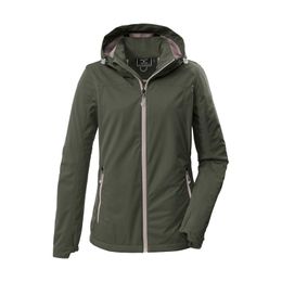 Killtec Damen Softshelljacke &raquo;KOS 69 WMN SFTSHLL JCKT&laquo; Winddichte, wasserabweisende Damenjacke mit abnehmbarer Kapuze 42
