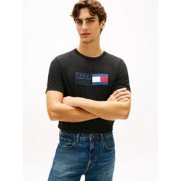 Tommy Hilfiger Herren T-Shirt &raquo;BRAND LOVE TEXT BOX&laquo; regular fit, gerippter Rundhals M