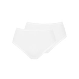 Mey Damen Bikinislip &raquo;Triniti&laquo; 2er Pack, elastisch, Cotton-Mix, weich wei&szlig; 42 (44)