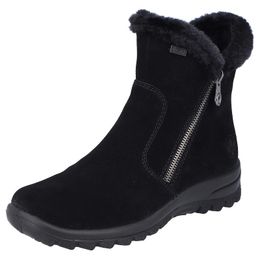 Rieker Damen Winterstiefelette mit wasserabweisender RiekerTEX-Membran schwarz 37