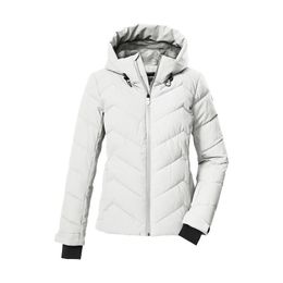 Killtec Damen Skijacke &raquo;KSW 31 WMN SKI QLTD JCKT&laquo; Winddichte, wasserabweisende Skijacke mit Daunenoptik und Schneefang wei&szlig; 46