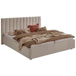 Boxxx Polsterbett, Beige, Textil, 180x200 cm, Reach, Stoffauswahl, in verschiedenen Gr&ouml;&szlig;en erh&auml;ltlich, Schlafzimmer, Betten, Polsterbetten