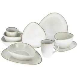 Creatable Kombiservice, Wei&szlig;, Keramik, 10-teilig, 300 ml,400 ml, Essen & Trinken, Geschirr, Geschirr-Sets, Kombiservice