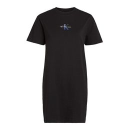 Calvin Klein Jeans Kleid Damen Gr&ouml;&szlig;e 36 royalblau / hellblau / schwarz / wei&szlig; Winterkleid