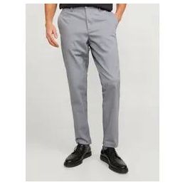 Jack & Jones Chinos JACK & JONES "JPSTMARCO mit Stretchkomfort und schmalem Bein", Herren, Gr. 28, L&auml;nge 32, grau (ultimate grau), Web, Obermaterial: 98% Baumwolle, 2% Elasthan, unifarben, slim fit normal, Hosen, Baumwollmischung, slim fit