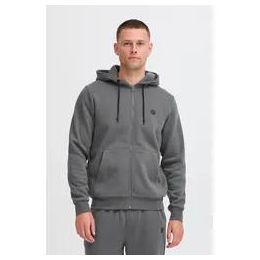 Kapuzensweatjacke Blend "BHTolle", Herren, Gr. 3XL, iron gate, Sweatware, 80% Polyester, 20% Baumwolle, unifarben, normal normal, ohne Ausschnitt, Rippb&uuml;ndchen, Sweatjacken, Gem&uuml;tliche Sweatjacke mit Kapuzeund Stickerei