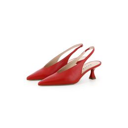Evita PERLA women's sling pumps - smooth leather red - 36