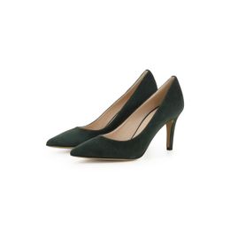 Evita ARIA Damen Pumps - Glattleder Dunkelgr&uuml;n - 44