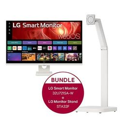 LG 31,5 &Prime; 4K UHD Smart Monitor mit webOS + Monitor Swing Stand 32U721SA.STA32F