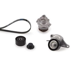 GATES Wasserpumpe + Keilrippenriemensatz Micro-V&reg; Kit KP17PK1973 mit f&uuml;r OPEL RENAULT NISSAN
