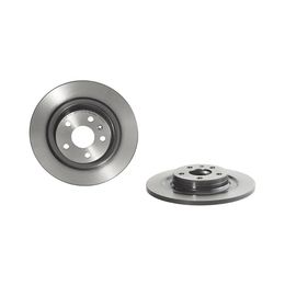 Brembo Bremsscheibe COATED DISC LINE 08.D249.11 hinten rechts links voll 302mm f&uuml;r VOLVO ASIA 31423721