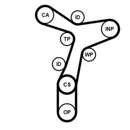 CONTINENTAL CTAM Zahnriemensatz ct1229k2pro f&uuml;r SKODA CUPRA VW