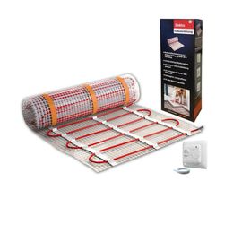 Wellker elektrische Fu&szlig;bodenheizung E-Heat SET Standard inkl. Thermostat analog, 1 m&sup2;