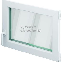 Aco Therm 3.0 Fenstereinsatz Dreh/Kipp Standard mit 3-fach WSG, Anschlag rechts, 75x50 cm