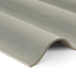 thyssenkrupp Swisspearl Sinus-Wellplatte 177/51 P5 Faserzement vorperforiert naturgrau, 1250 mm