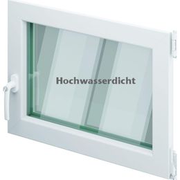 Aco Therm 3.0 Fenstereinsatz Dreh/Kipp Hochwasserdicht mit 3-fach WSG VSG, Anschlag rechts, 75x50 cm