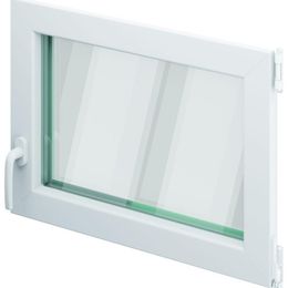 Aco Therm 3.0 Kellerfenster Dreh/Kipp einbruchhemmend mit 3-fach WSG VSG, Anschlag rechts, 75x50 cm