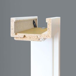 Kilsgaard Typ 4 Basic Durchgangszarge Suprawei&szlig; lackiert, 80-98 mm, 610x2110 mm