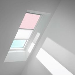 Velux Verdunkelungsrollo Duo DFD Kids Rosa Sterne 4659, C02, Aluminiumschiene,GGU,Manuell,Velux