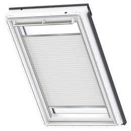 Velux Wabenplissee Uni wei&szlig; Uni wei&szlig; 1045, CK02, GGU,Manuell,Velux,wei&szlig;e Schiene