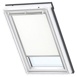 Velux Verdunkelungsrollo Uni Wei&szlig; 1025, 102, Aluminiumschiene,GGL,Manuell,Velux