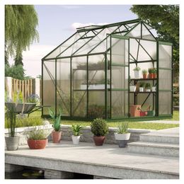 Vitavia Gew&auml;chshaus Uranus Tomatenhaus Smaragd, 4 mm, 258x257x248 cm (LxBxH),HKP (Hohlkammerplatten)