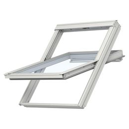Velux INTEGRA Solar Dachfenster GGU 008430 Schwingfenster Kunststoff ENERGIE Fenster, 55x78 cm (CK02)
