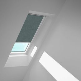 Velux Rollo Blaugrau 4170, C02, GGU,Manuell,Velux,wei&szlig;e Schiene