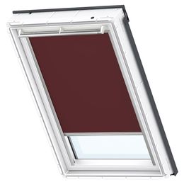 Velux Verdunkelungsrollo Uni Dunkelbraun 4559, C02, Aluminiumschiene,GEL,Manuell,Velux