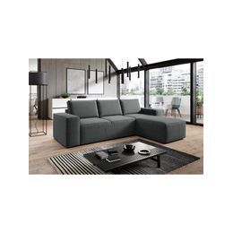 MF Design Rush Recamiere Rechts in Asphalt - (L) 302 x (B) 302 x (H) 95 cm | Gr.: onesize