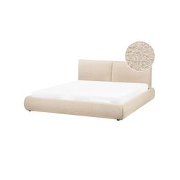 Beliani Doppelbett VINAY in Beige - (W) 196 x (H) 90 x (L) 233 cm | Gr.: onesize