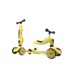 Scoot & Ride Highwaykick 1 Rutscherfahrzeug und Scooter - Farbe: Lemon | Gr.: onesize
