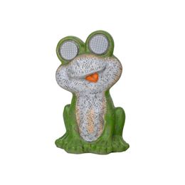 N&auml;ve n&auml;ve LED Solarleuchte "FROGGEL" in gr&uuml;n - (L)10.5 cm x (B)10.5 cm x (H)18 cm | Gr.: onesize