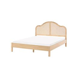 Beliani Doppelbett HOUNOUX in Braun - (W) 167 x (H) 119 x (L) 207 cm | Gr.: onesize