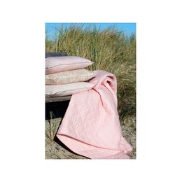 Chic Antique Kissenbezug Aix mit Vintage Streifenmuster aus 50x35 cm in rosa | Gr.: onesize