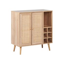 Beliani Sideboard PAGET in Braun - (W) 83 x (H) 89 x (L) 39 cm | Gr.: onesize