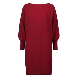 Zero Strickkleid strukturiert U-Boot Ausschnitt in Cabernet | Gr.: 40