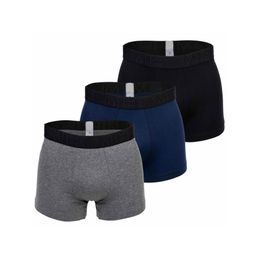 HOM Boxershort 3er Pack in Schwarz/Blau/Grau | Gr.: XXL