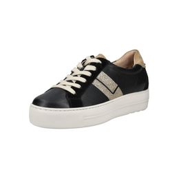 Paul Green Sneaker in Schwarz/Gold | Gr.: 42