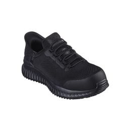 Skechers Sicherheitshalbschuh TILIDO - FLETCHIT SLIP-INS in schwarz | Gr.: 40
