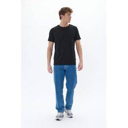 Matinique T-shirt MAJermane Gerade Passform in BLACK/WHITE | Gr.: XS